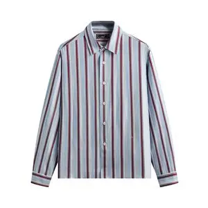 Kith Striped Jacquard Thompson Shirt 'tin - Blue