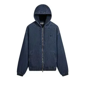 Kith Fleece Lined Denim Nyx Jacket 'indigo - Blue