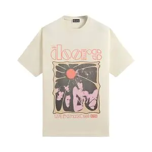 Kith Records For The Doors Live 1969 Vintage Tee 'sandrift - Cream
