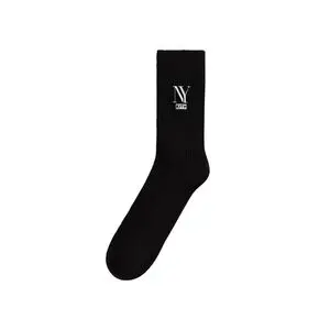 Kith Ny Cotton Slouchy Crew Socks - Black