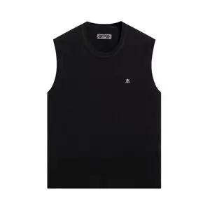 Kith Boucle Heath Crewneck Sweater Vest - Black