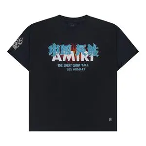 Amiri Crystal Tee 'blue' Blue