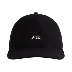 Kith Autograph Brushed Twill Bay Low Pinch Crown Cap - Black