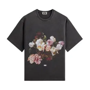 Kith Records For New Order Florals Vintage Alex Tee - Black