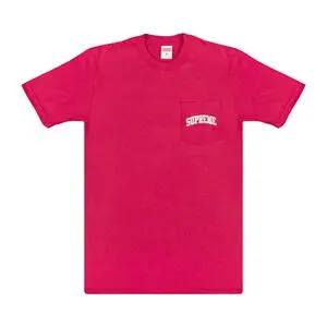 Supreme Mesh Stripe Pocket Tee - Red