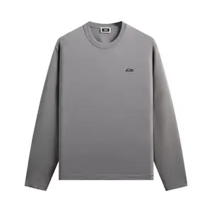 Kith Long Sleeve Alex Boxy Tee 'neutron - Blue