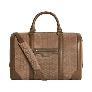 Kith Monogram Suede Traveler K40 Duffle Bag 'java - Tan