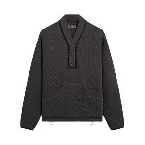 Kith Quilted Interlock Denis Pullover 'carbon