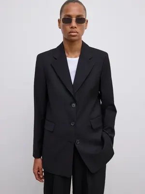 HOUSE OF DAGMAR Wool Tailored Blazer