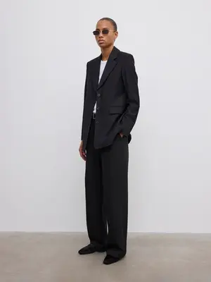 HOUSE OF DAGMAR Wool Tailored Blazer