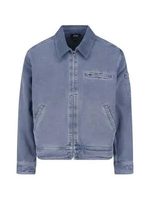 A.p.c. Embroidered Jackets For Men