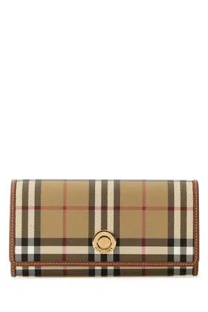 Burberry Printed Canvas Wallet Mini