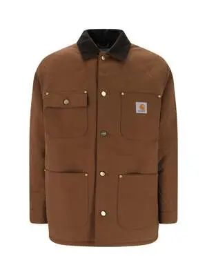 Carhartt Work In Progress Canvas Chore Jacket - Brown