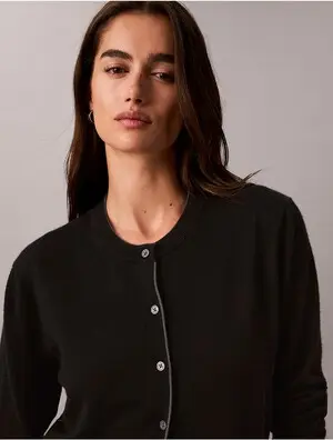 Calvin Klein Merino Wool Blend Cardigan