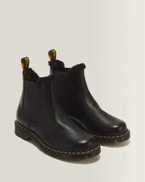 Dr. Martens 2976 Leonore Ii Faux Fur Lined Soft Leather Chelsea Boots