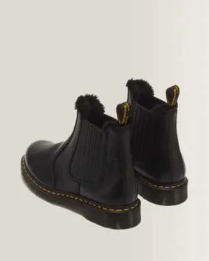 Dr. Martens 2976 Leonore Ii Faux Fur Lined Soft Leather Chelsea Boots