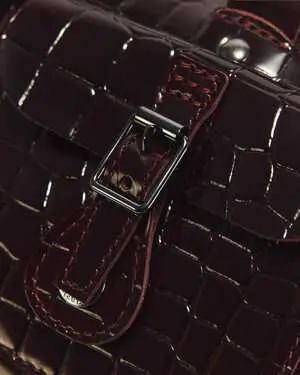 Dr. Martens Top Handle Croc Emboss Leather Bag