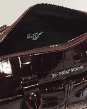 Dr. Martens Top Handle Croc Emboss Leather Bag