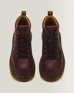Dr. Martens Buzz Floral Emboss Analine Leather Boots