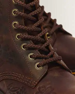 Dr. Martens 1460 Pascal Deboss Floral Eye Crazy Horse Leather Boots