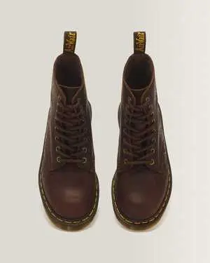 Dr. Martens 1460 Pascal Deboss Floral Eye Crazy Horse Leather Boots