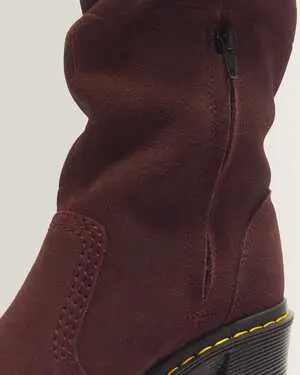 Dr. Martens Kasey Suede Knee High Heeled Boots