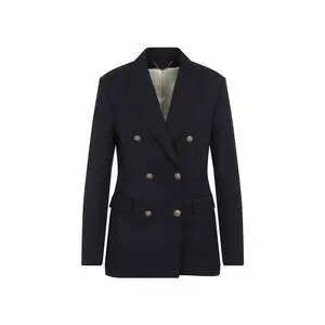 GOLDEN GOOSE Double Breasted Blazer - Blue