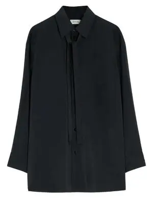 LEMAIRE Long Shirt With Tie - Multicolor