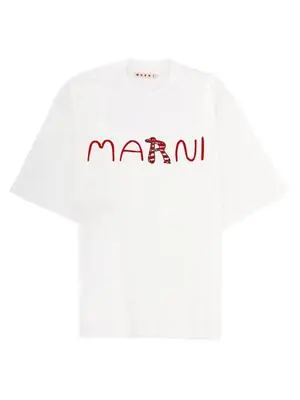 Marni T-shirt With Logo - White