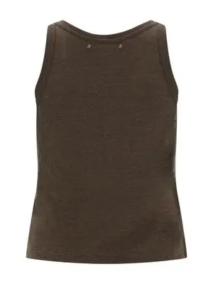 GOLDEN GOOSE Linen Camisole