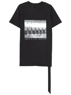 Rick Owens T-shirt Level T - Black