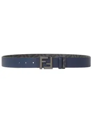 Fendi Reversible Squared Belt - Blue