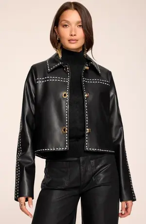 Ramy Brook Mira Leather Jacket