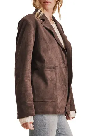 Splendid Ryder Faux Suede Blazer
