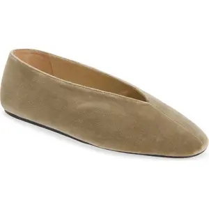 Le Monde Beryl Olympia Velveteen Slipper - Ash
