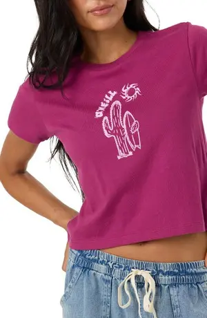 O'Neill Desert Sun Fitted Graphic Tee - Raspberry
