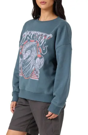 O'Neill Psychd Oversized Graphic Sweatshirt