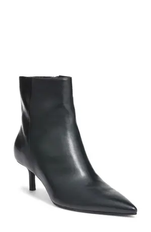 OPEN EDIT Ember Faux Leather Short Boot - Black