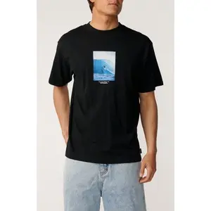 Rip Curl S-series Grambeau Cotton Graphic T-shirt - Black