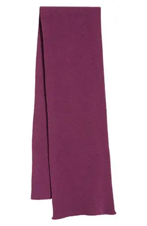 OPEN EDIT Core Wide Knit Scarf - Plum
