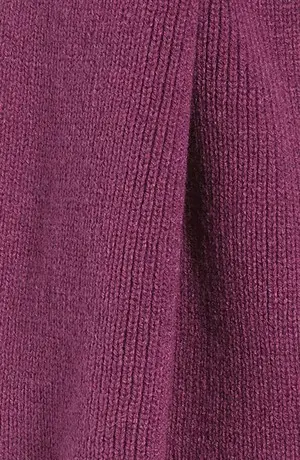 OPEN EDIT Core Wide Knit Scarf - Plum
