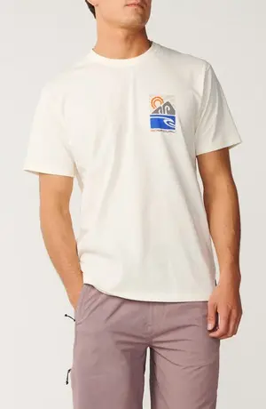 Rip Curl S-series Vaporcool Man Totem Relaxed Graphic T-shirt Bone