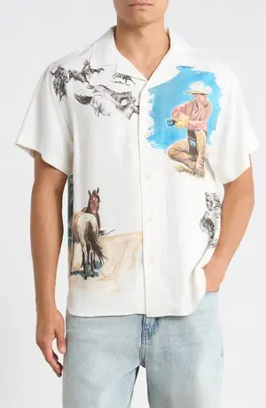 ONE OF THESE DAYS El Capitan Printed Camp Shirt