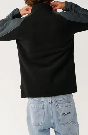 Rip Curl S-series Zip Thru Crew Quarter Zip Pullover