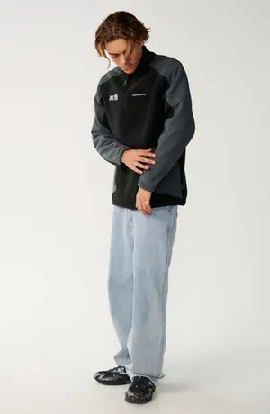Rip Curl S-series Zip Thru Crew Quarter Zip Pullover