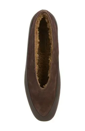 Le Monde Beryl Après Ski Genuine Shearling Lined Ballerina Flat