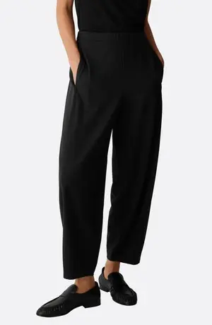 Eileen Fisher Ankle Lantern Pants - Black