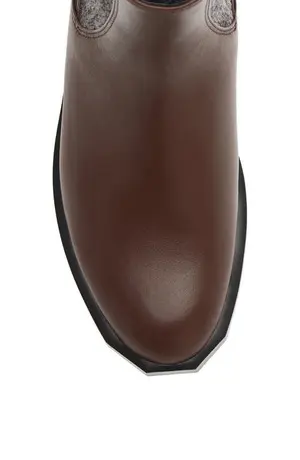 4CCCCEES Forma Ena Croc Embossed Leather Bootie