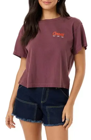 O'Neill Lefty Boxy Graphic Tee - Fig