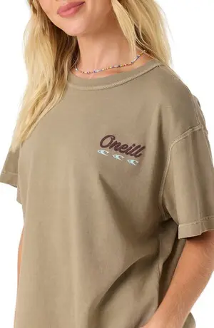 O'Neill Lefty Boxy Graphic Tee - Shroom
